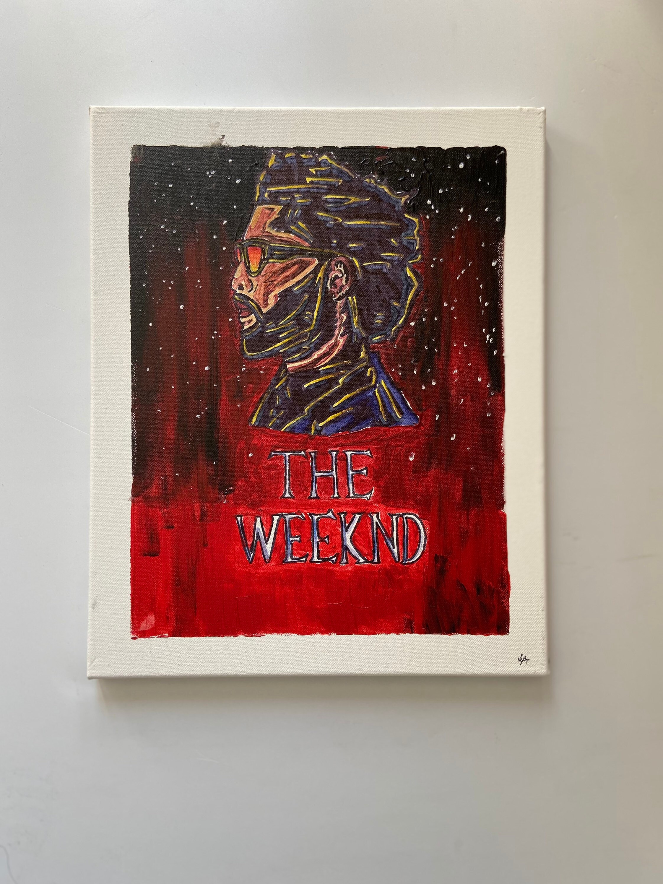 The Weeknd Painting - Etsy