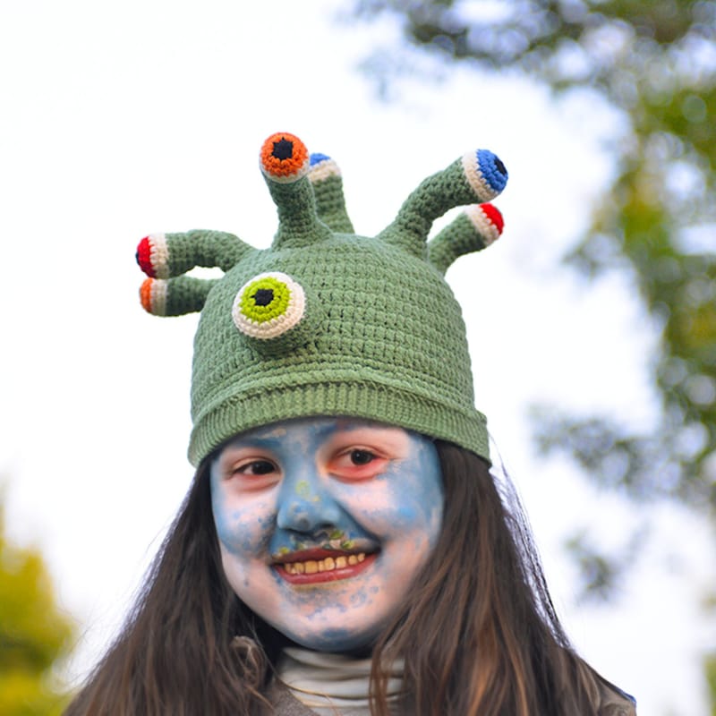Green Monster Hat - Etsy