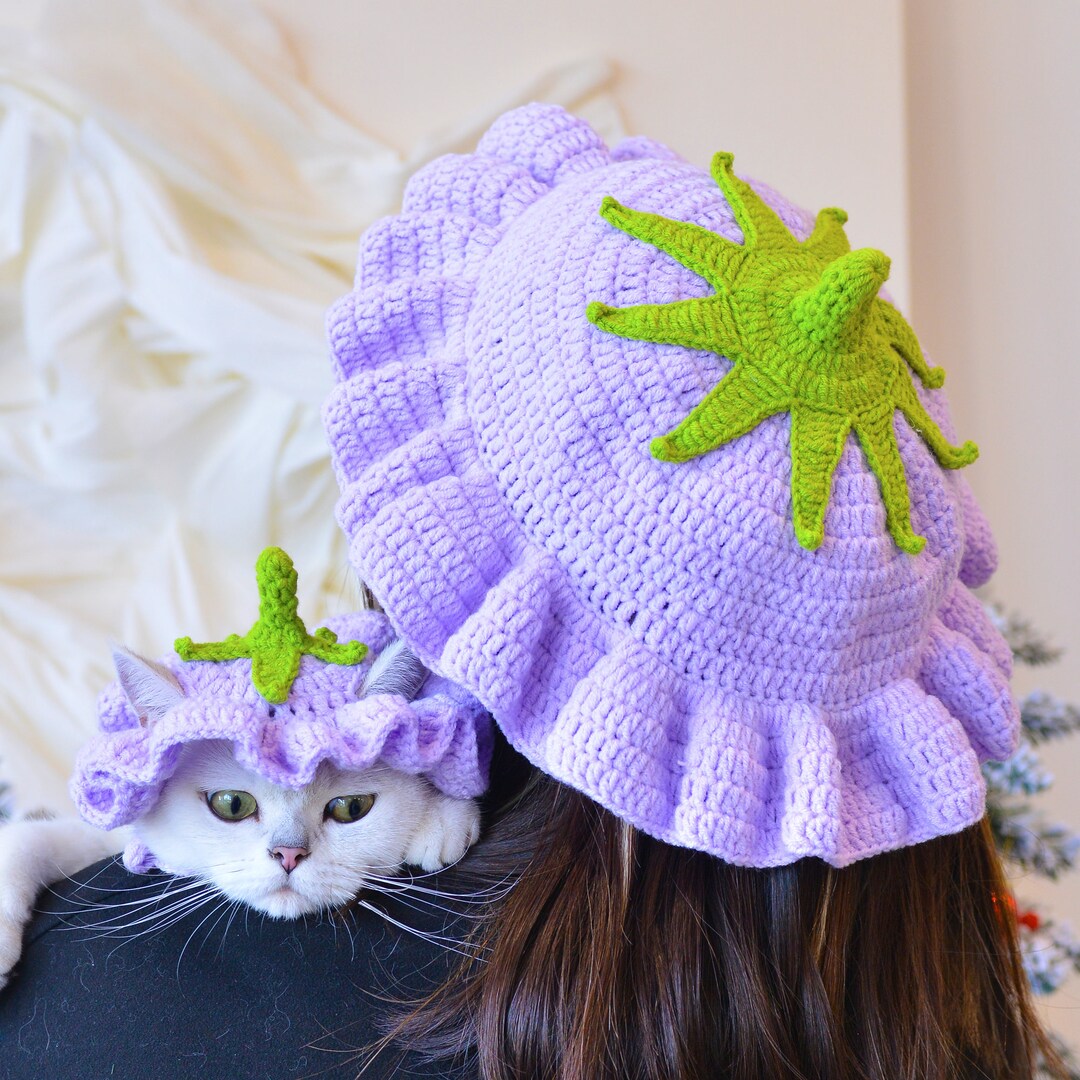 Pet and Owner Matching Crochet Hat Set|christmas Cat Hat|halloween ...