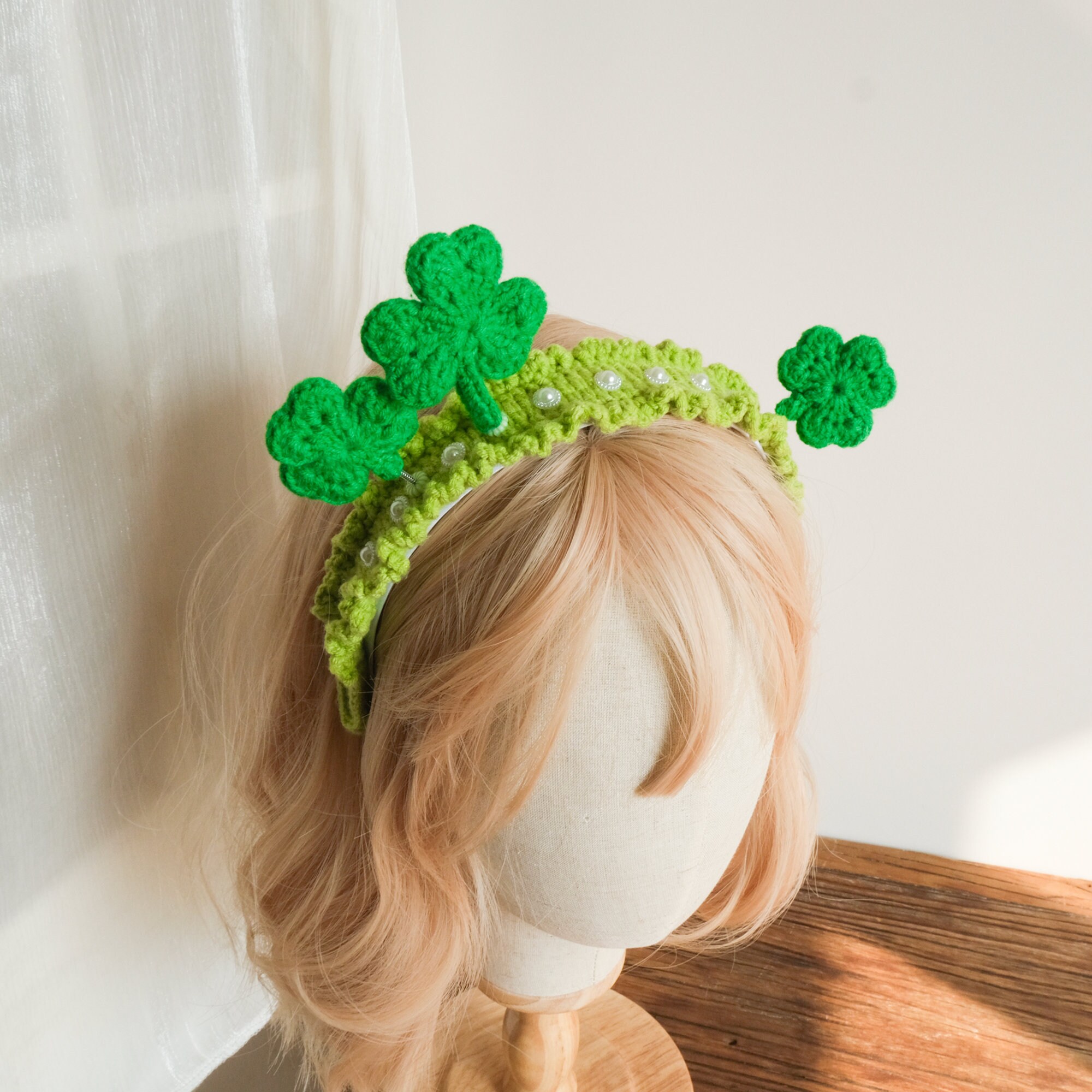 Handcrafted St. Patrick's Day Shamrock Headband |unique Lucky Headpiece ...