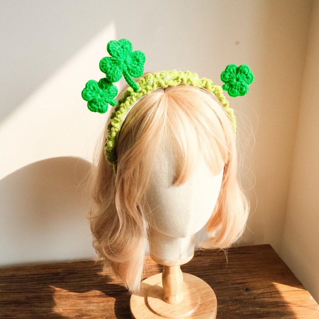 Handcrafted St. Patrick's Day Shamrock Headband |unique Lucky Headpiece ...