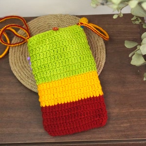 Crochet Clown Crossbody Bag, Crochet Clown Purse Crossbody Bags ...