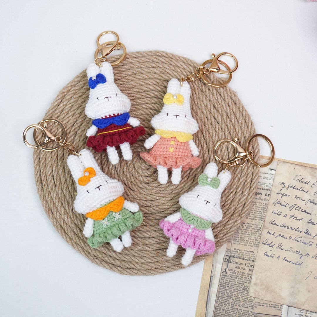 Charming Bunny Keychains: Adorable Rabbit-shaped Accessories - Etsy