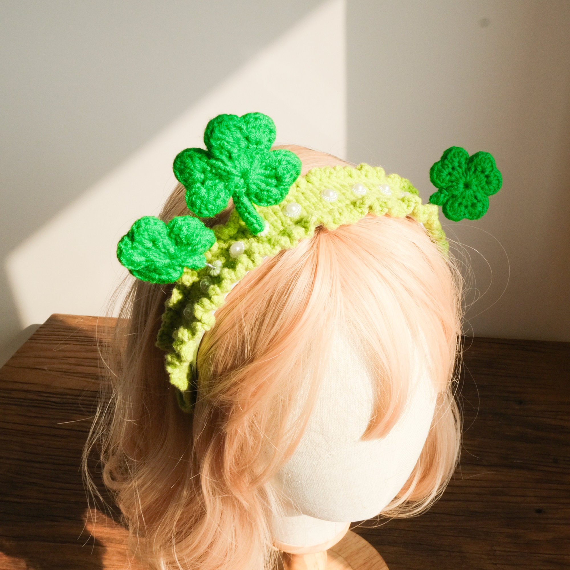 Handcrafted St. Patrick's Day Shamrock Headband |unique Lucky Headpiece ...
