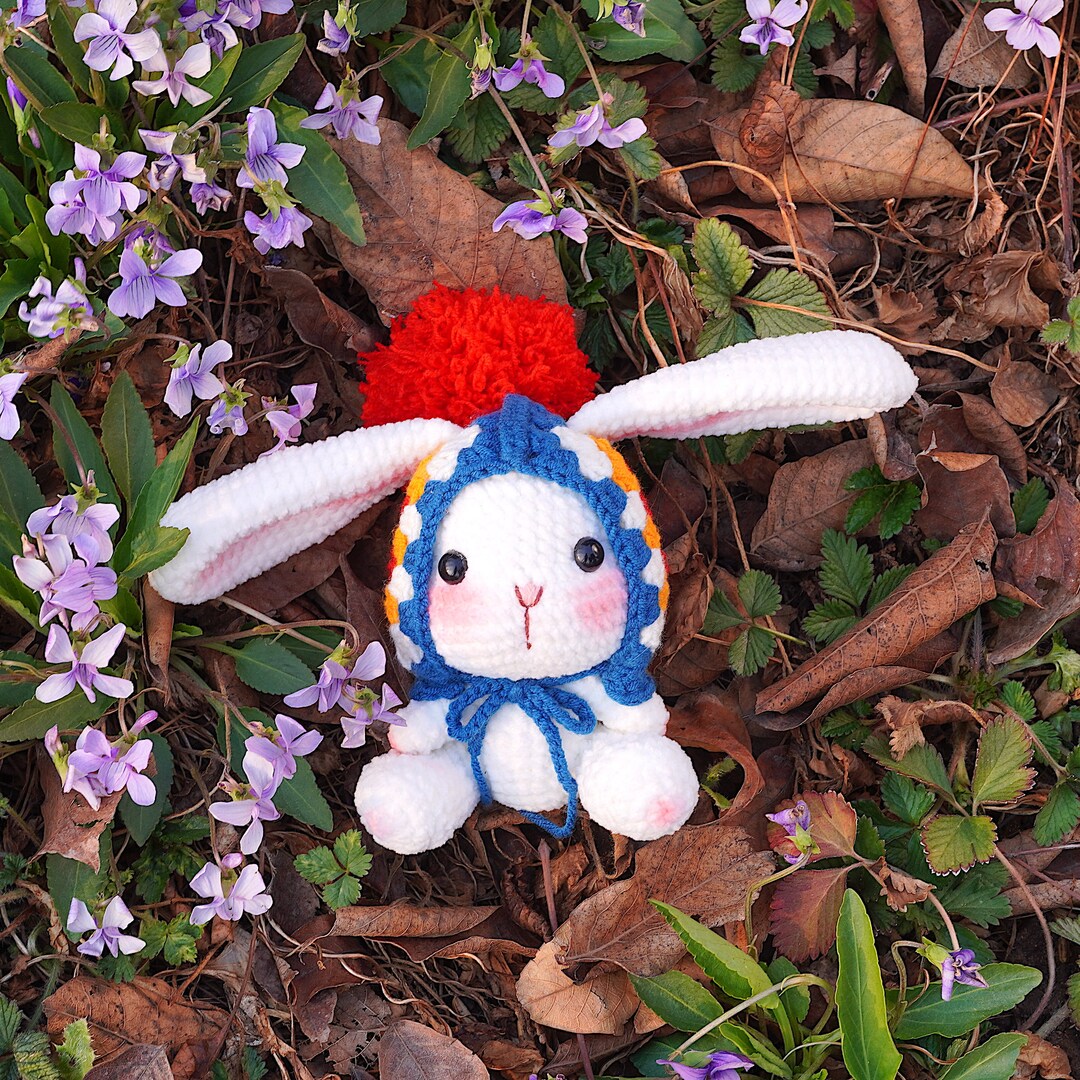 Crochet Bunny Decoration，bunny Push Toy，cute Gift for Girl，personalized ...