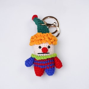 Crochet Clown Key Chain,cute Clown Key Chain, Fun Gifts, Cute Gifts ...