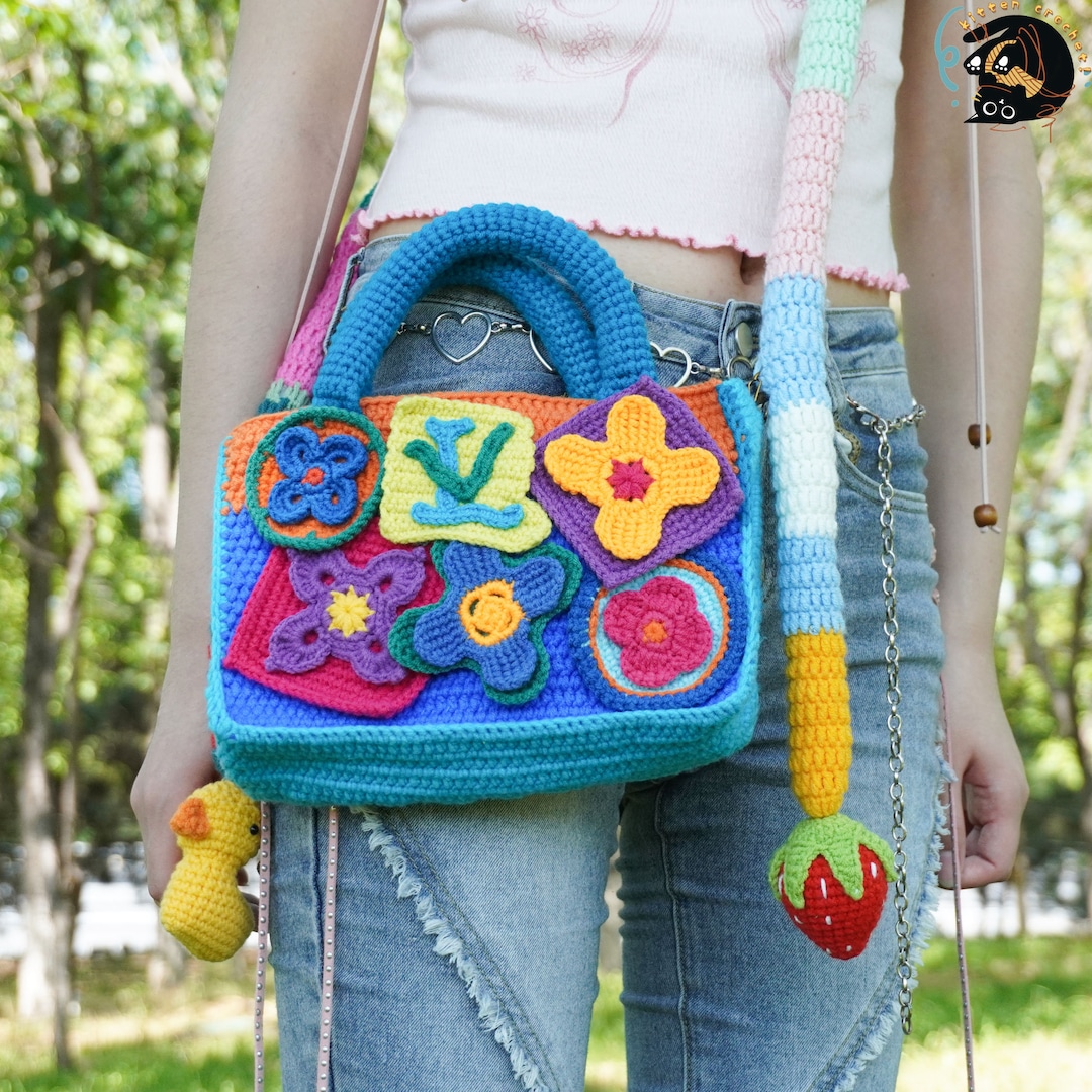 Crochet Crossbody Bag,colorful Crochet Bags, Hippie Bag,festival Bag ...