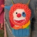 Handmade Crochet Clown Mobile Phone Bag, Coin Purse, Crossbody Bag ...