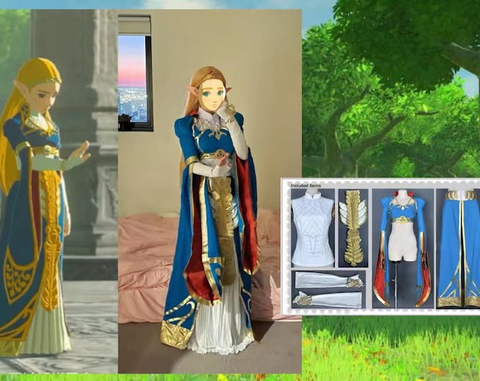 Princess Zelda Breath of the Wild Royal Dress. Zelda Botw. Zelda Botw ...