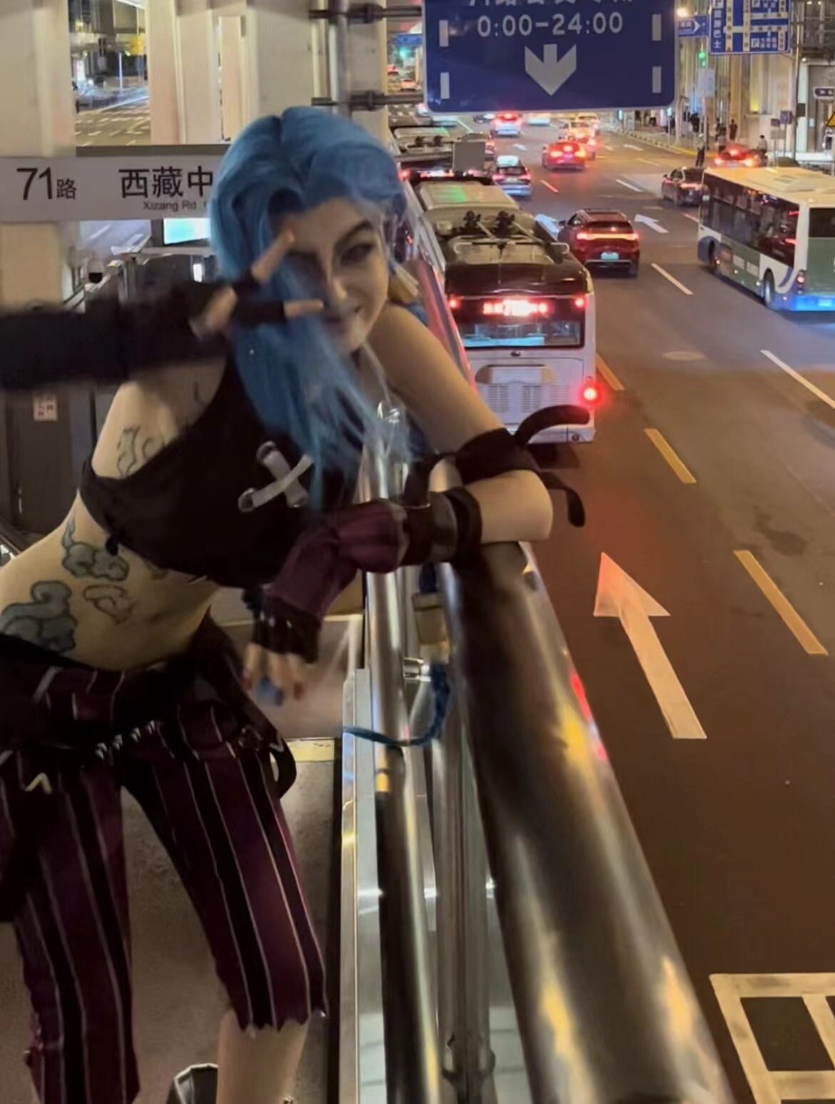 League of Legends Jinx Costume, Jinx Cosplay Suit, LOL Costume, Arcane ...