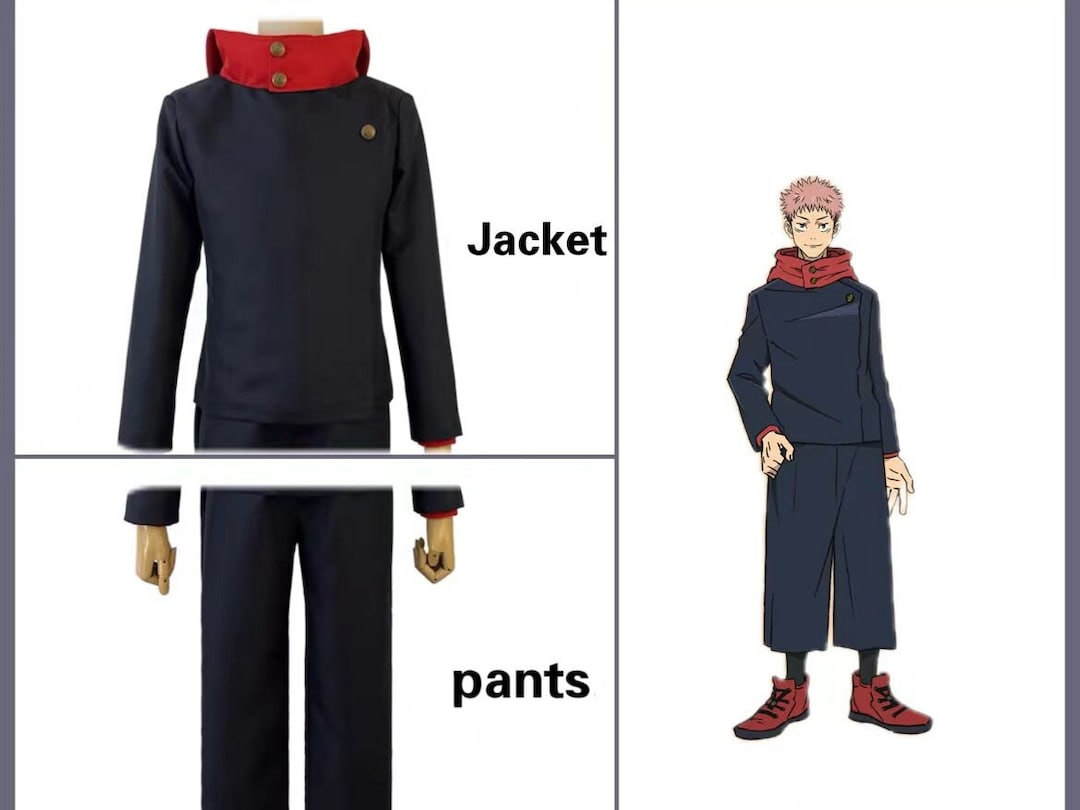 Jujutsu Kaisen Yuji Itadori High-end Customized Version Cosplay Set ...