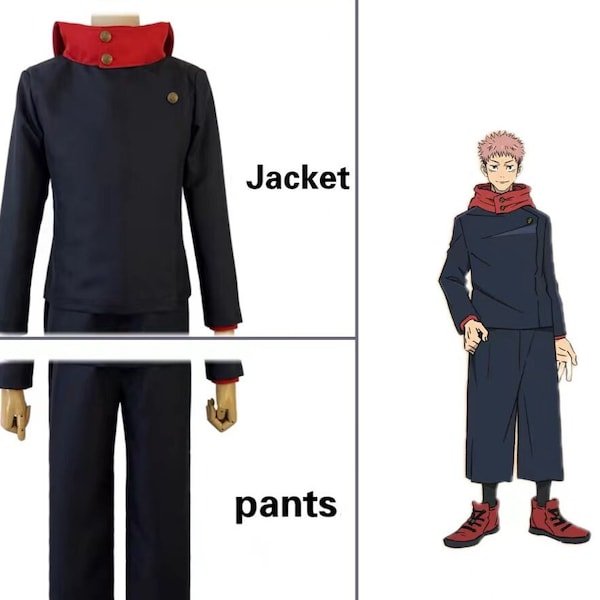 Jujutsu Kaisen Yuji Itadori Cosplay Costume - Etsy