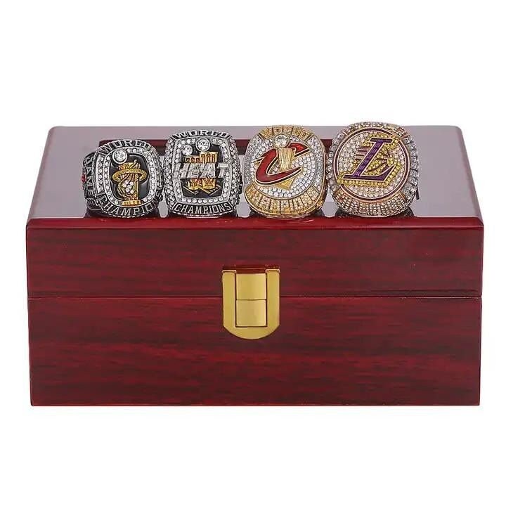 Lebron James CHAMPIONSHIP 4 RING SET Lakers Cavaliers Heat bonus ...