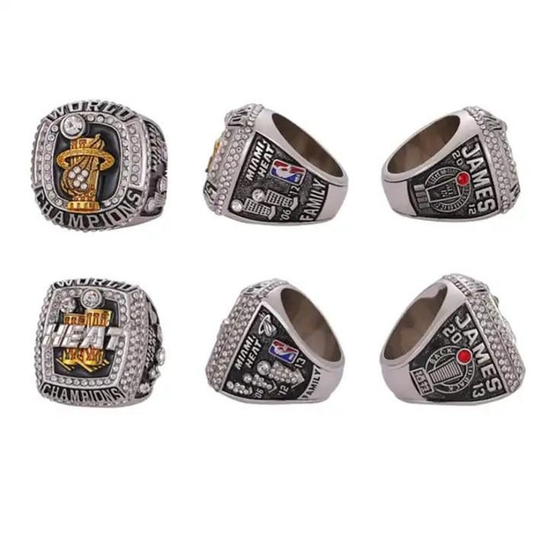 Lebron James CHAMPIONSHIP 4 RING SET Lakers Cavaliers Heat bonus ...