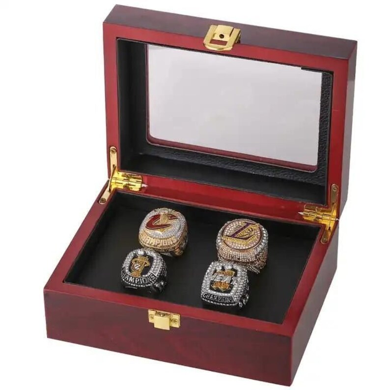 Lebron James CHAMPIONSHIP 4 RING SET Lakers Cavaliers Heat bonus ...