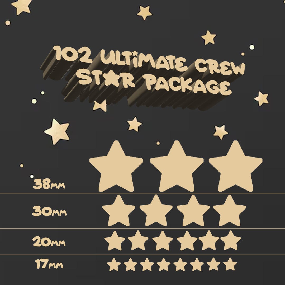 Star Package" JDM Car Sticker for the Windshield or Rear Window - Etsy