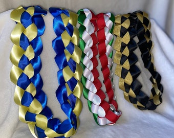 Ribbon Lei / Pick Your Colors / Graduation Leis / Custom Lei - Etsy