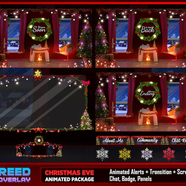 Christmas Overlay - Etsy
