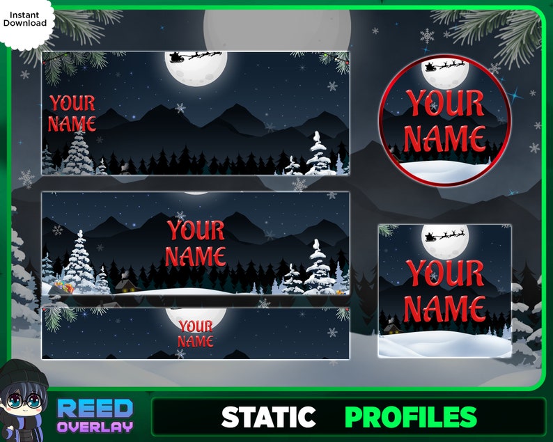 Christmas Animated Stream Package: Santa's Surprise (digital Download ...