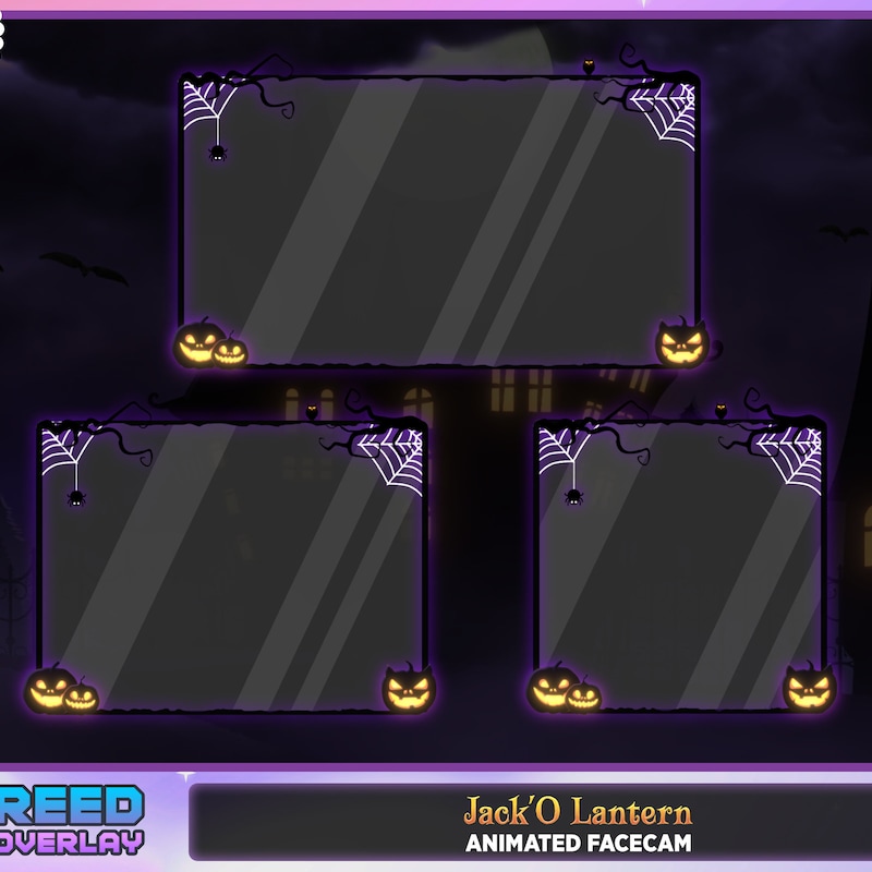 Halloween Facecam Overlay - Etsy