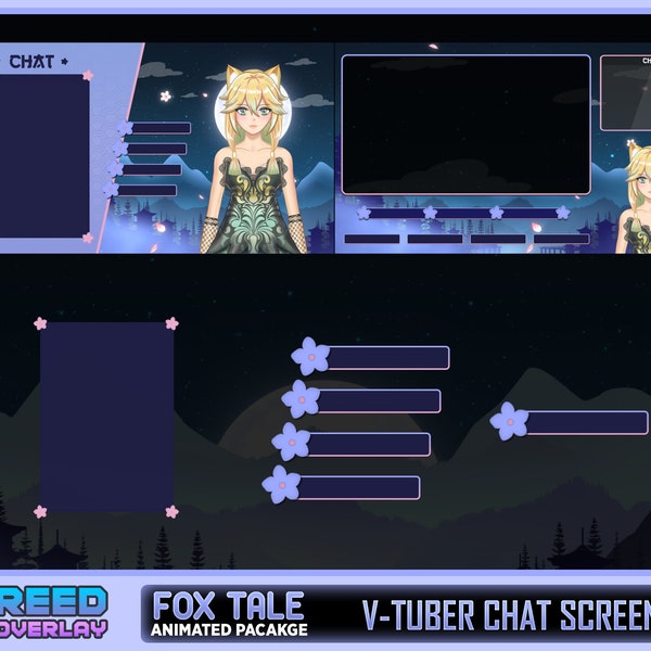 Vtuber Just Chatting Screen - Etsy