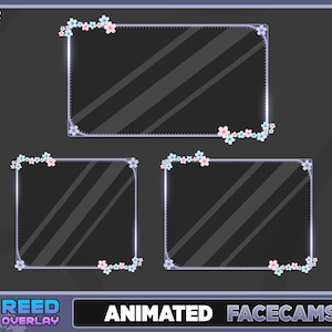 Full Animated Sakura Themed Pastel Facecam Overlay Pack Twitch - Cozy ...