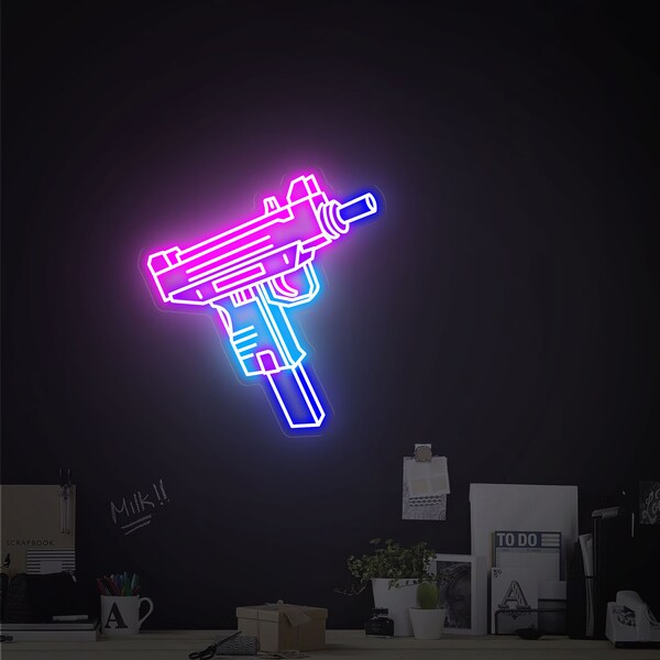 Neon Sign Illustration - Etsy