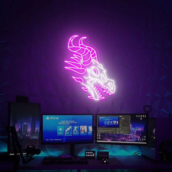 Dragon Led Light Svg - Etsy