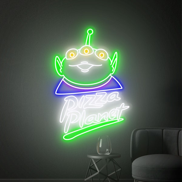 Pizza Planet Logo - Etsy