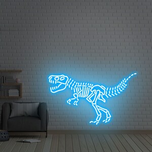 Dinosaur Neon Sign Custom Size and Color Neon Lights Decor - Etsy