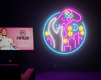 Custom Neon Sign Game - Etsy