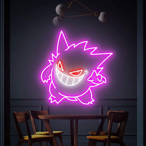 Gengar Neon Signs - Etsy