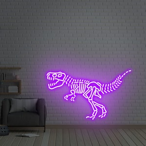 Dinosaur Neon Sign Custom Size and Color Neon Lights Decor - Etsy