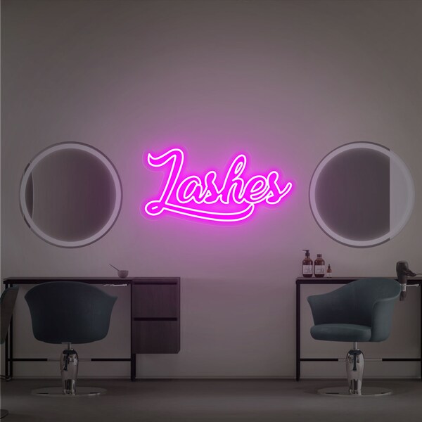 Lashes Sign - Etsy