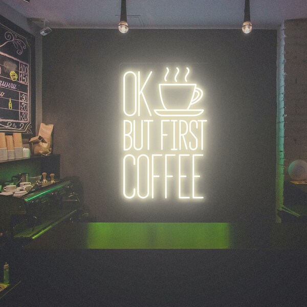 But First Coffee Sign - Etsy