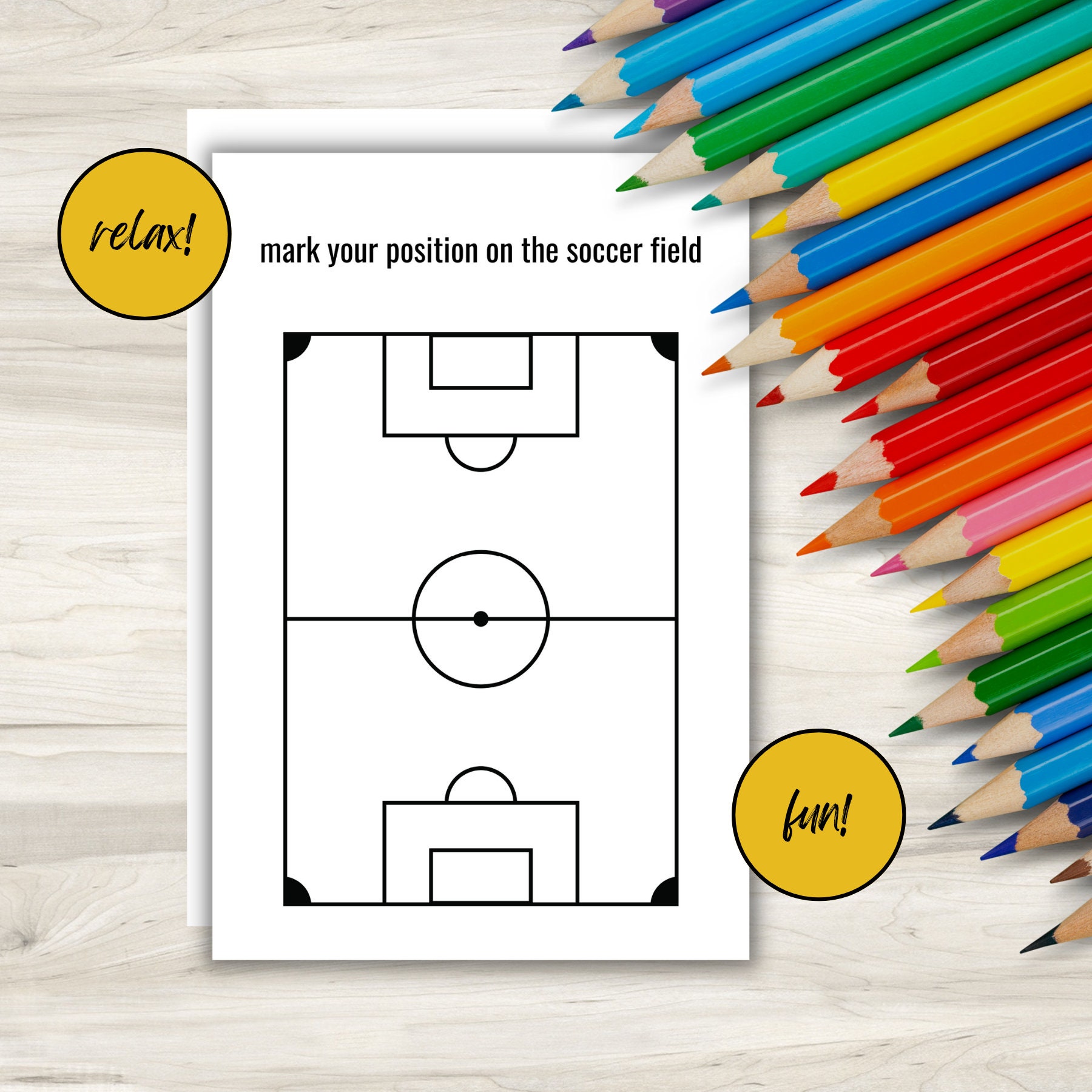 Soccer Coloring and Activity Book - Etsy