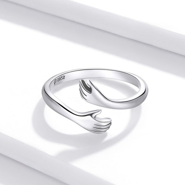 Hug Ring Sterling Silver - Etsy