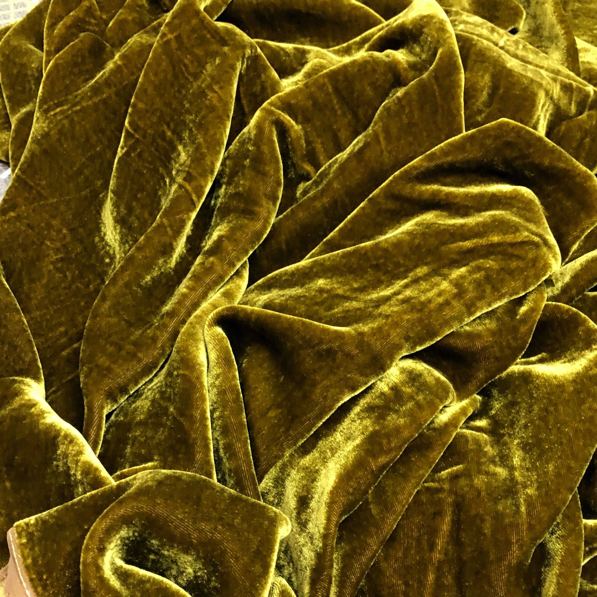 100% PURE MULBERRY SILK Velvet Fabric by the Yard Silk - Etsy