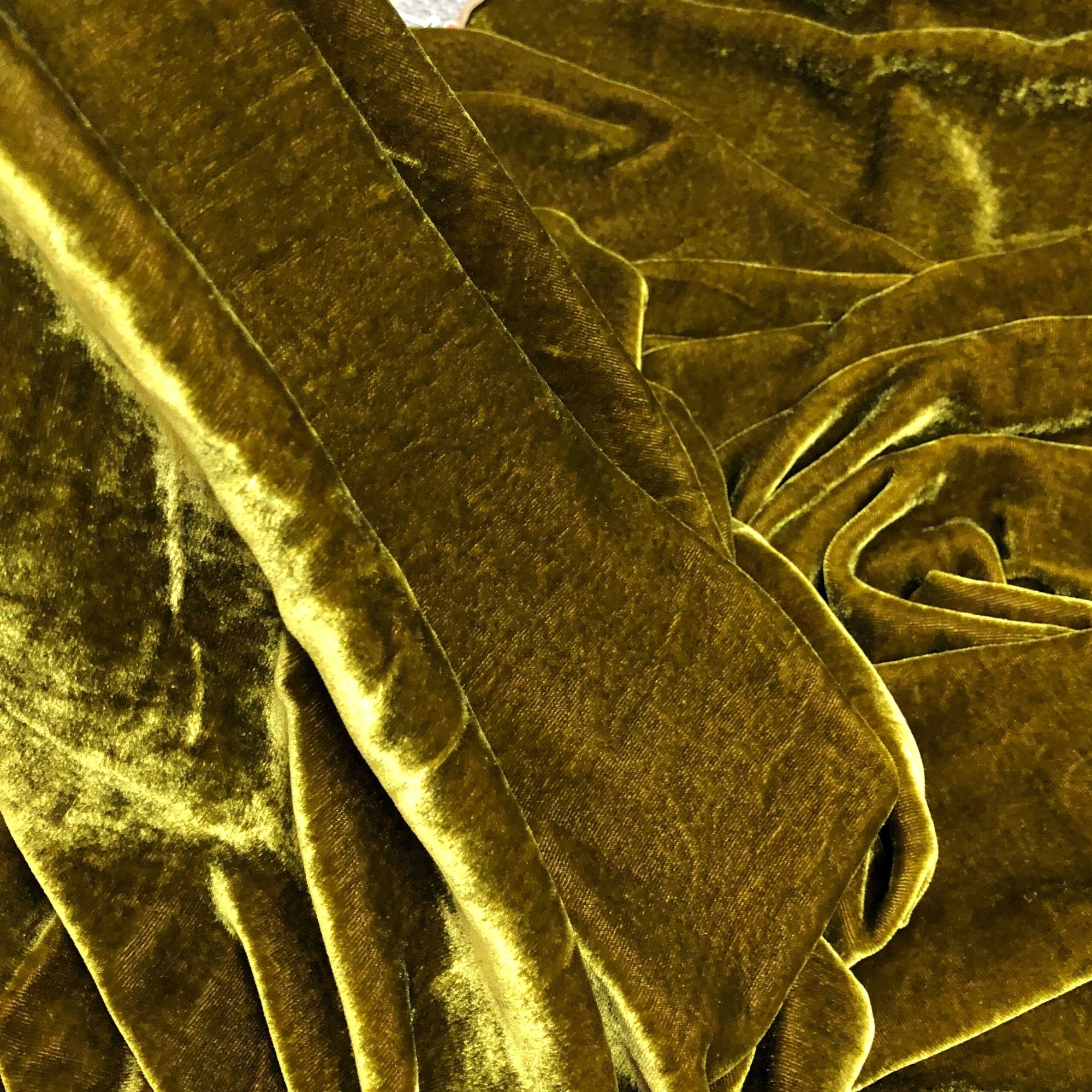 100% PURE MULBERRY SILK Velvet Fabric by the Yard Silk - Etsy