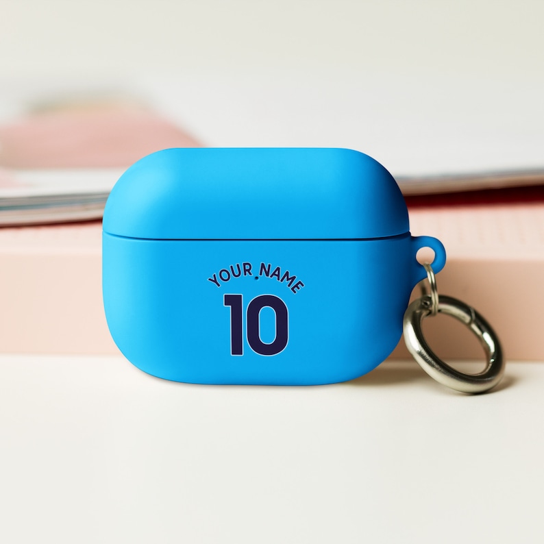 Personalised Football Shirt AirPod Pro Case Custom Name And Number personalised-football-shirt-airpod-pro-case-custom-name-and-number
