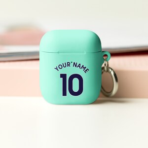Personalized Football Shirt AirPod Case: Custom Name & Number - Etsy