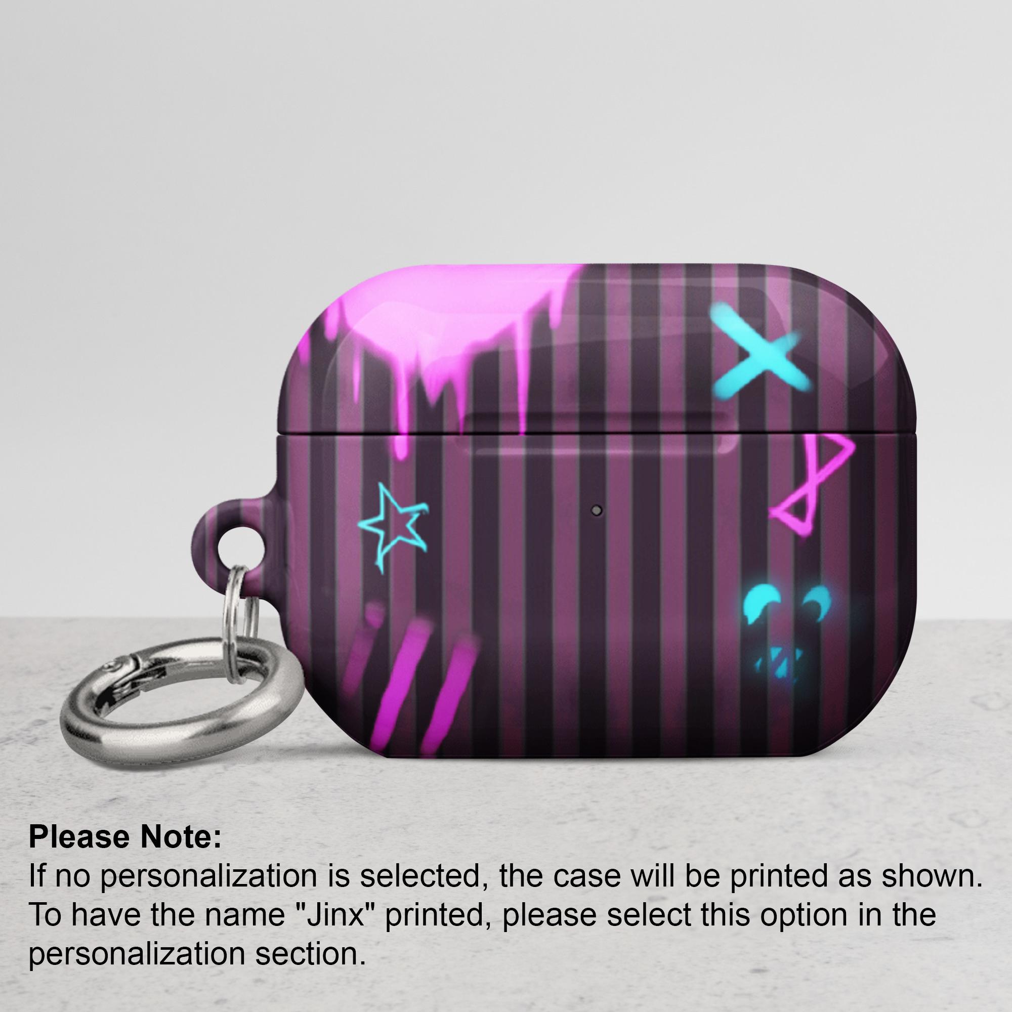 Custom Jinx Inspired Airpods® Case All-over Print Design ...