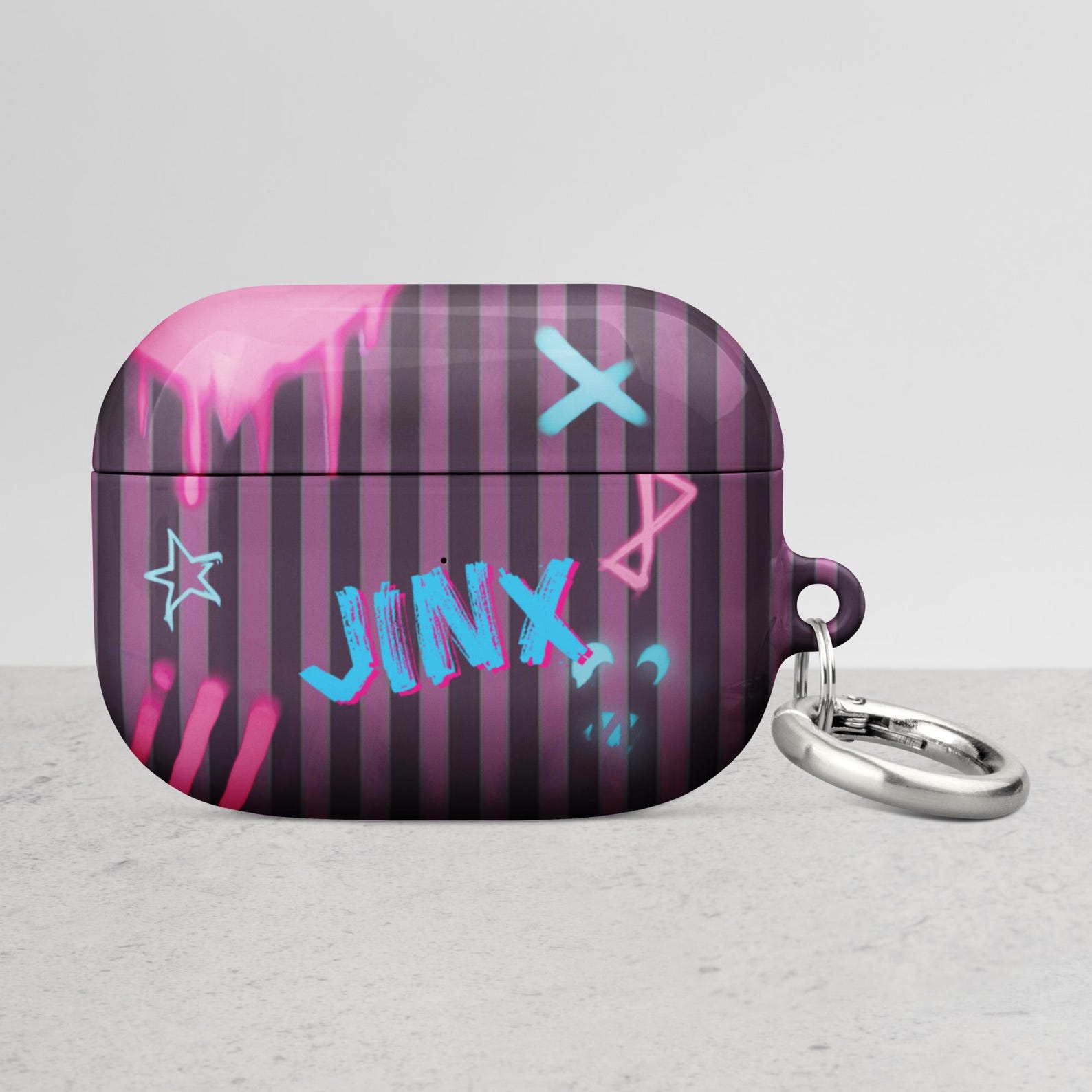 Custom Jinx Inspired Airpods® Case All-over Print Design ...