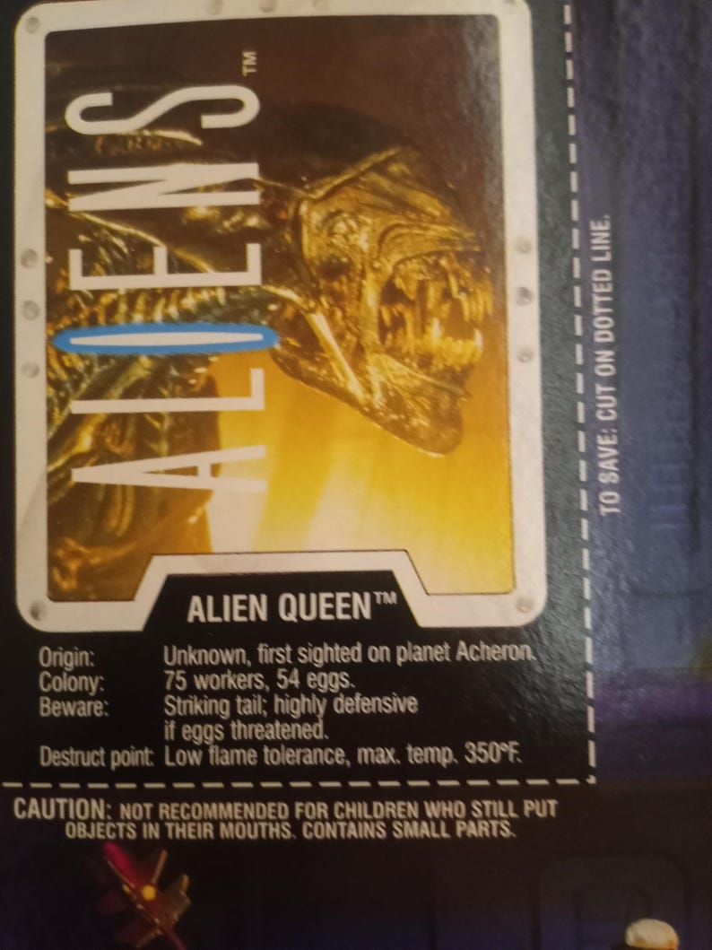 Kenner Aliens Xenomorph Queen W/ Chestburster MOSC Figures - Etsy