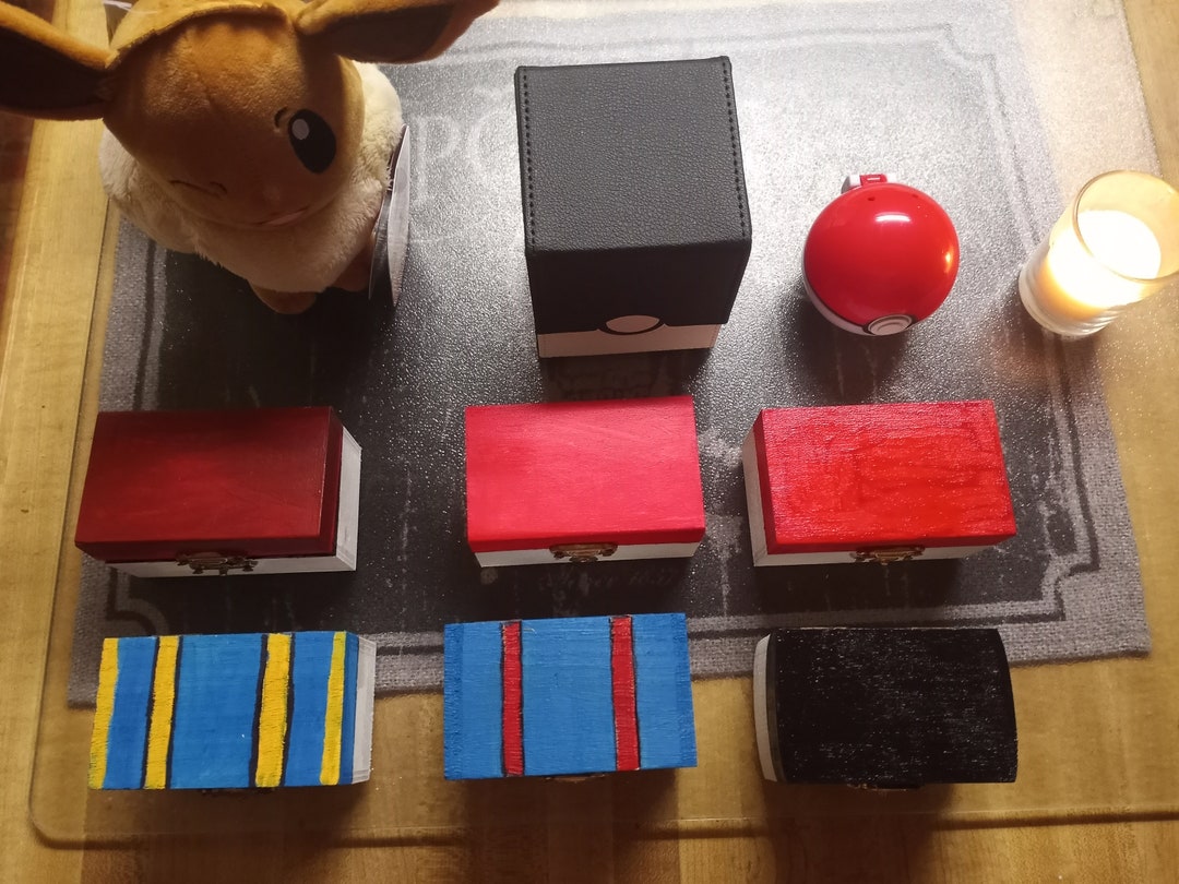 Pokémon-inspired Pokéball-styled Boxes for Altars Gifts and - Etsy