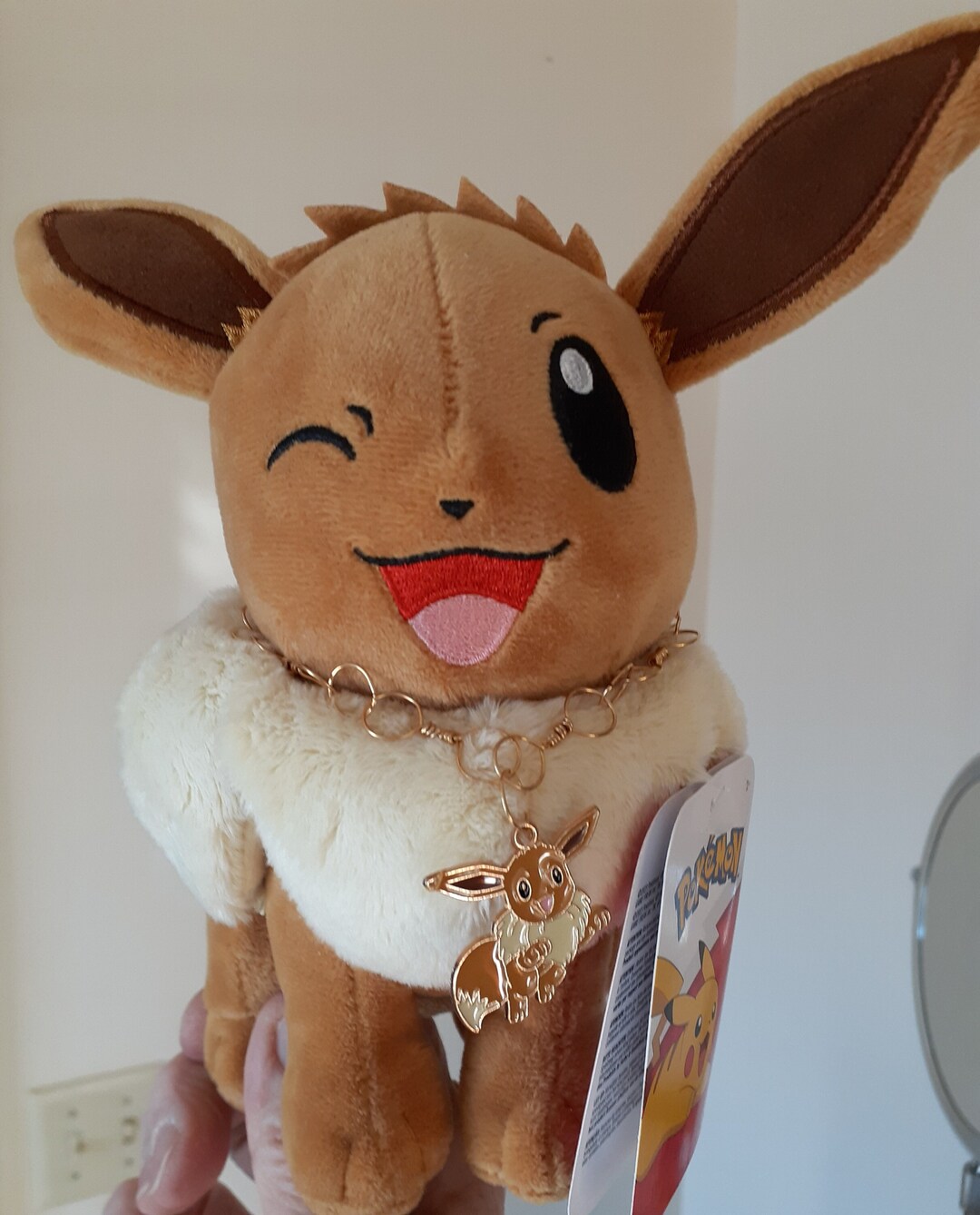 Eevee Amulet Handcrafted Pokémon Necklace - Etsy