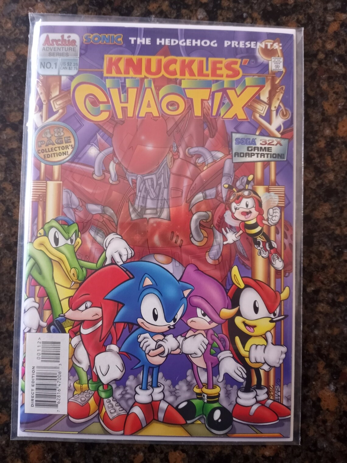 Archie Comics Knuckles and the Chaotix Issue 1 Sonic the Hedgehog ...