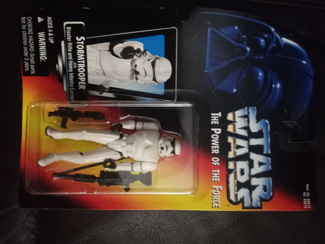 Star Wars the Power of the Force Stormtrooper With Blaster Rifle and ...
