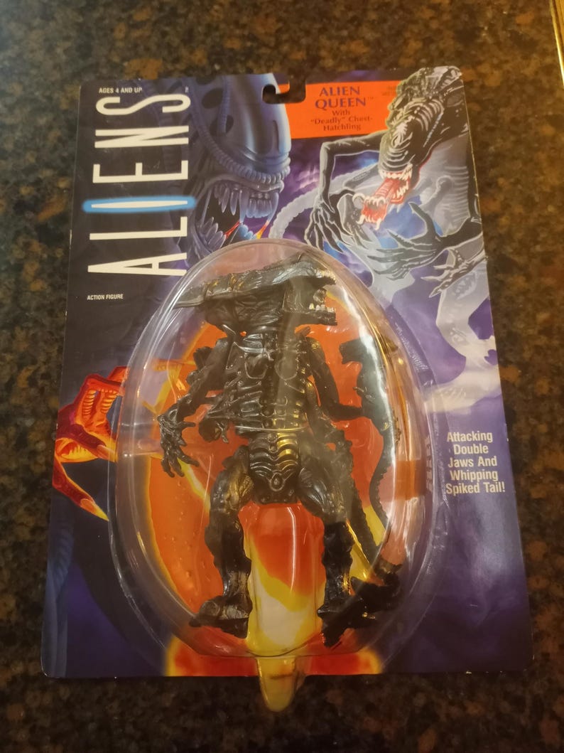 Kenner Aliens Xenomorph Queen W/ Chestburster MOSC Figures - Etsy