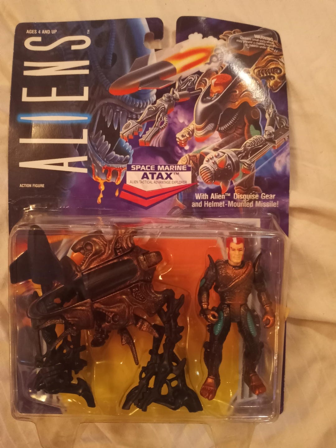 Kenner Aliens Space Marine ATAX Alien Tactical Advanced Explorer MOSC ...